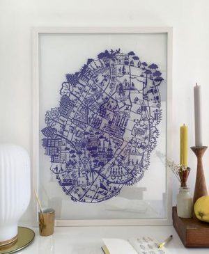 Laser-cut Maps Explore the Unique Beauty of Your City – MORN LASER